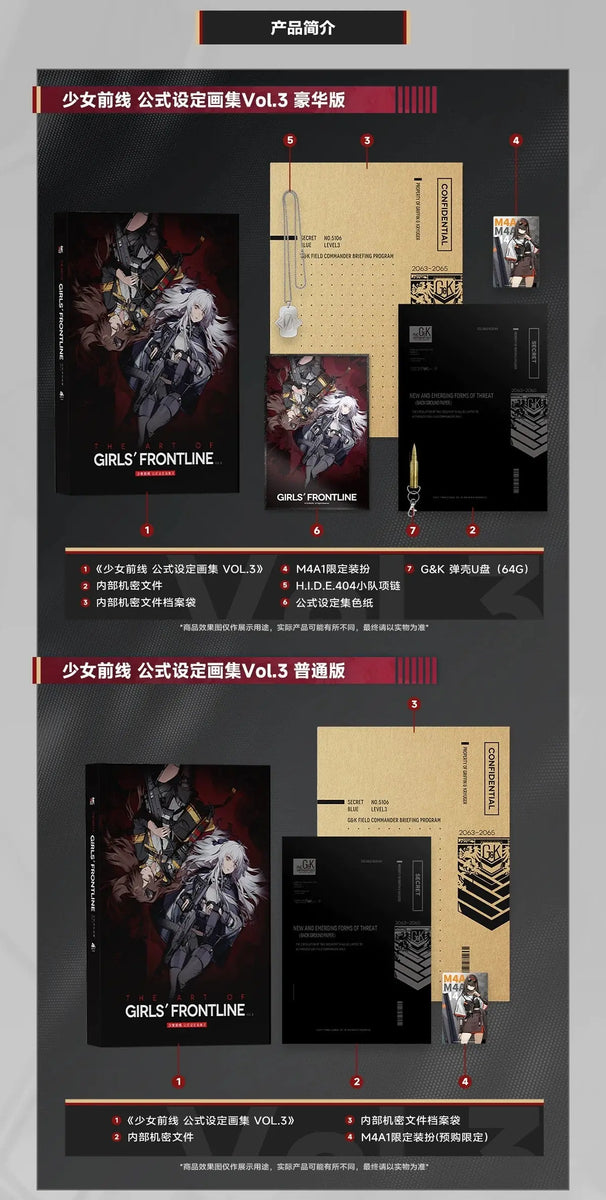 The Art of Girls' Frontline Vol.3 Official Art Book & Soundtrack ...
