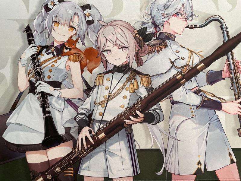 Girls' Frontline - Carnival Orchestra M200 Rubber Mat Mouse Pad Desk ...